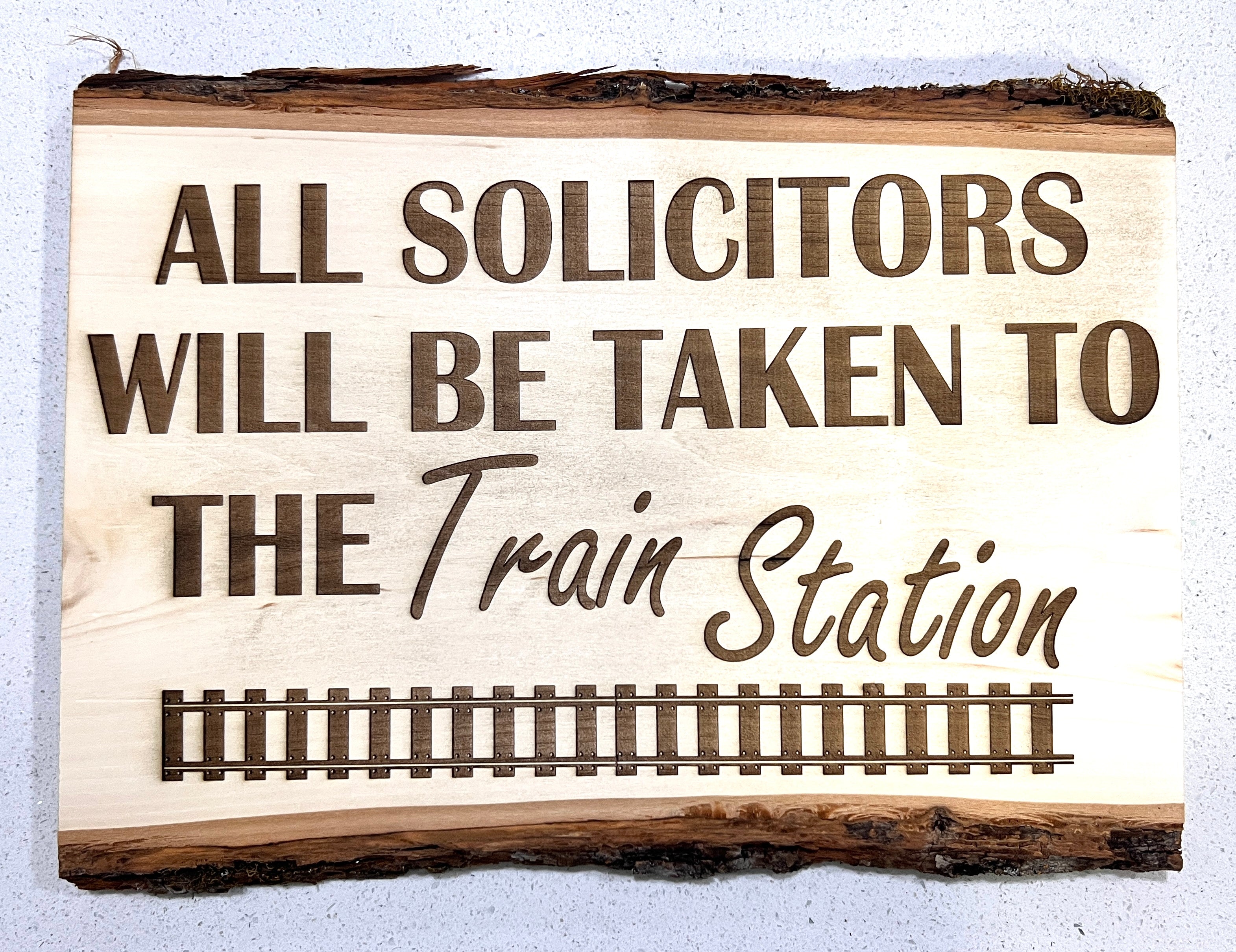 Sign S5008 - Train Station – M & B Designs, Inc